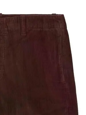 FORTELA Jamie Welt-pocket Corduroy Trousers - Red