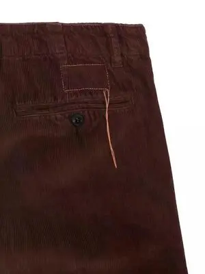 FORTELA Jamie Welt-pocket Corduroy Trousers - Red