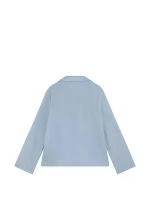 FORTELA Franco2 Patch-pocket V-neck Sweater - Blue
