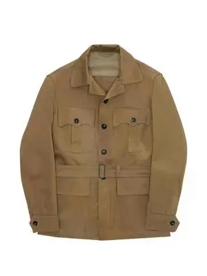 FORTELA Clint Belted Jacket - Brown