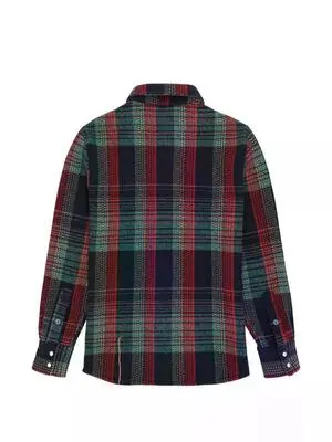 FORTELA Plaid Overshirt - Black