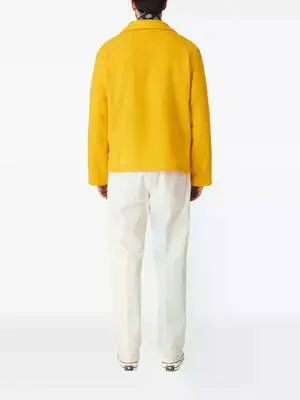 FORTELA Franco2 V-neck Pocket Sweater - Yellow