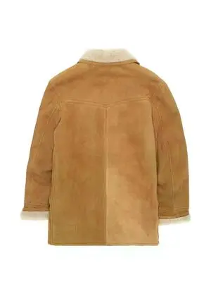 FORTELA Double-breasted Jacket - Brown