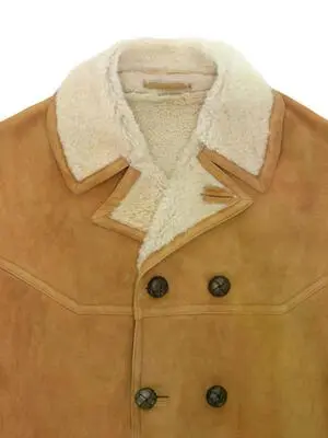 FORTELA Double-breasted Jacket - Brown