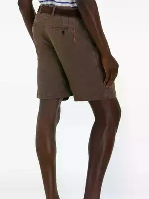 FORTELA Pleated Bermuda Shorts