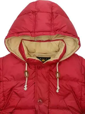 FORTELA Quilted Hooded Jacket - Red