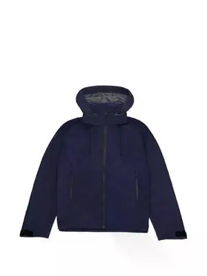 FORTELA Walking Zip-up Hooded Waterproof Jacket - Blue
