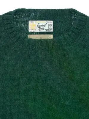 FORTELA Shetland Crewneck Wool Sweater - Green
