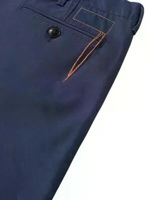 FORTELA Cotton Chino Trousers - Blue