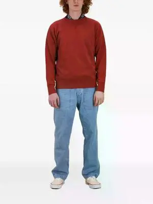 FORTELA Harvard Raglan-sleeves Sweatshirt - Red