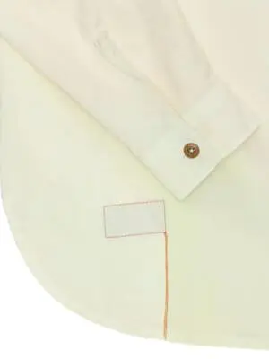 FORTELA Buttoned-pockets Overshirt - Neutrals
