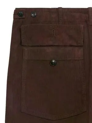FORTELA Patch-pocket Corduroy Trousers