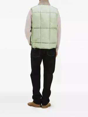 FORTELA Quilted-pattern Gilet - Green