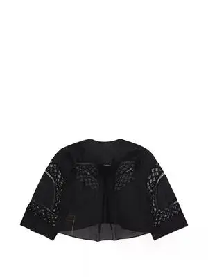 FORTELA Intarsia Beaded Blouse