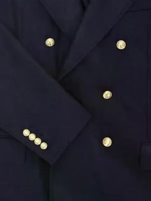 FORTELA Travel Double-breasted Blazer - Blue