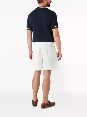 FORTELA Bedford Cotton Shorts - White