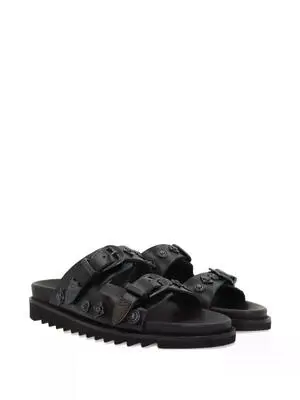 TOGA VIRILIS Studded Buckle Leather Sandals