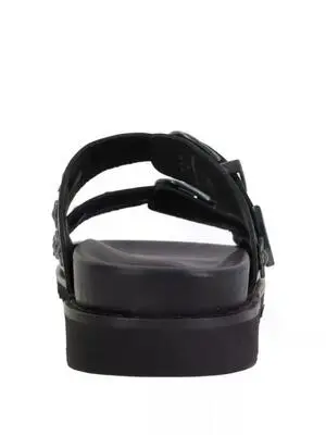 TOGA VIRILIS Studded Buckle Leather Sandals