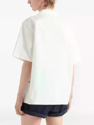 Prada Printed Bowling Shirt - White
