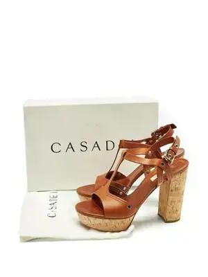 Casadei T-strap Platform Sandals