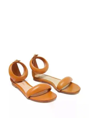 GIANVITO ROSSI Bijoux Leather Flat Sandals