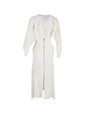 Roland Mouret Belted V-neck Dress