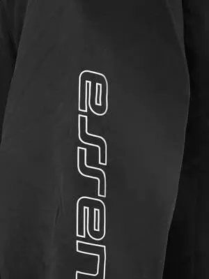Fear Of God Hooded Half-zip Jacket - Black