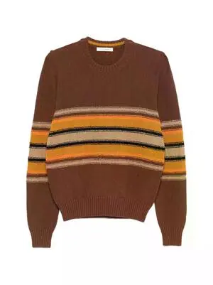 CRAIG GREEN Round-neck Striped Sweater