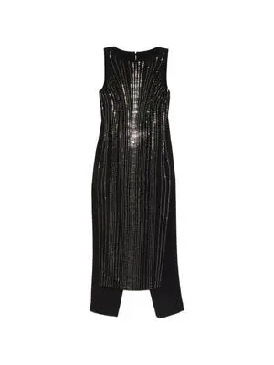 Pinko Rhinestone-embellished Jumpsuit - Black