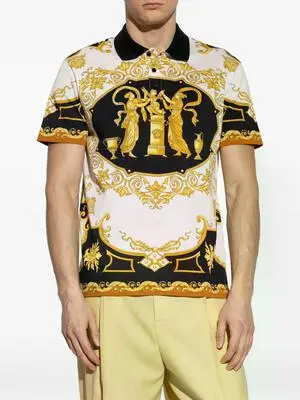 Versace Pattern Polo Shirt