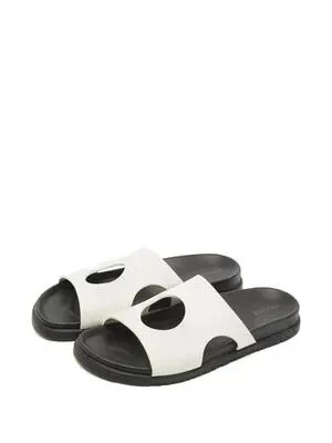 Hermès Edith Cut-out Leather Sandals