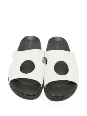 Hermès Edith Cut-out Leather Sandals