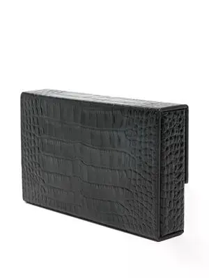 TOM FORD Silver-tone Hardware Clutch - Black