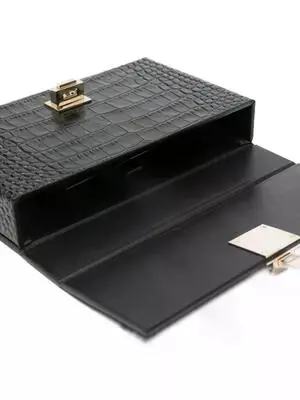 TOM FORD Silver-tone Hardware Clutch - Black