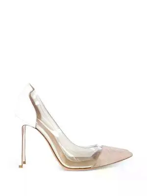 GIANVITO ROSSI Plexi Pointed-toe Pumps