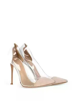 GIANVITO ROSSI Plexi Pointed-toe Pumps