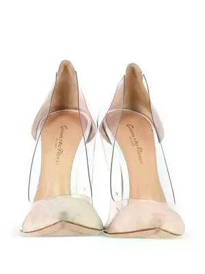 GIANVITO ROSSI Plexi Pointed-toe Pumps