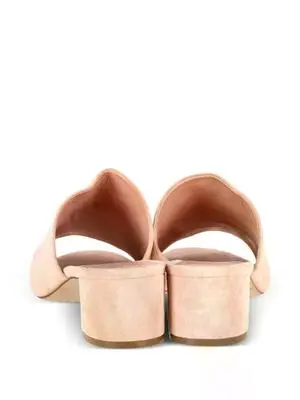 MANSUR GAVRIEL Block-heel Suede Mules