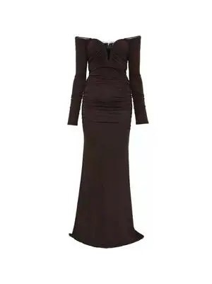 Elisabetta Franchi Off The Shoulder Evening Dresses