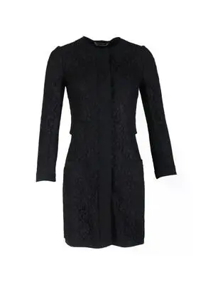 Dolce & Gabbana Lace Collarless Coat