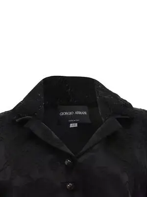 Giorgio Armani Brocade Single-breasted Blazer