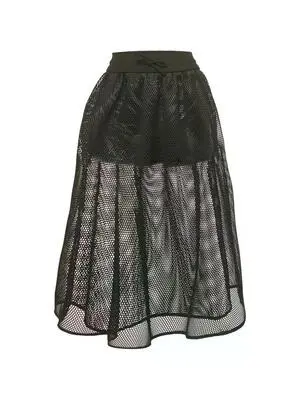 Dior Mesh Drawstring Midi Skirt