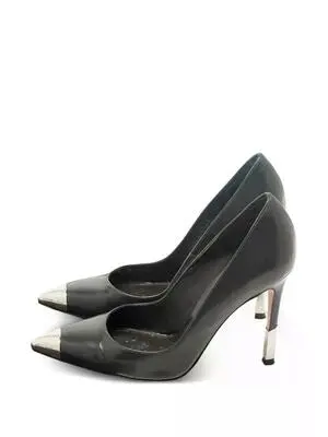GIANVITO ROSSI Pointed-toe Leather Pumps