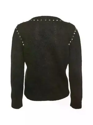 Gucci Studded V-neck Sweater