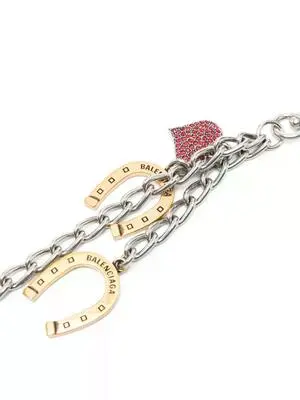 Balenciaga Horseshoe Heart Keyring