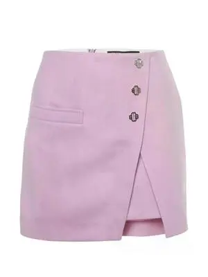 Maje Layered Mini Skirt