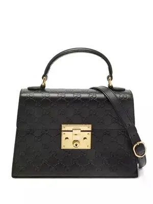 Gucci Padlock Leather Top-handle Tote Bag
