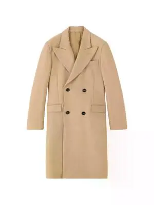 FORTELA Ernesto Double-breasted Coat - Neutrals