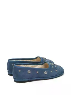 FORTELA Frutate Studs Suede Slippers