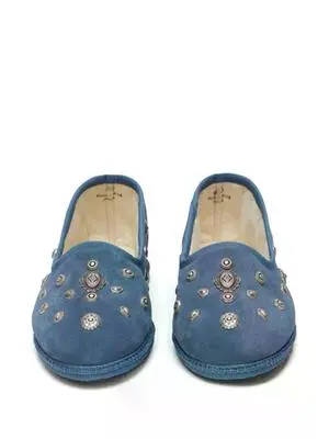 FORTELA Frutate Studs Suede Slippers